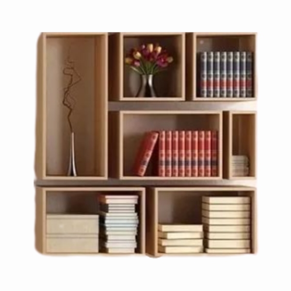 Librero Flotante de 7 Piezas en MDF Resistente - Arkano Studio & Design