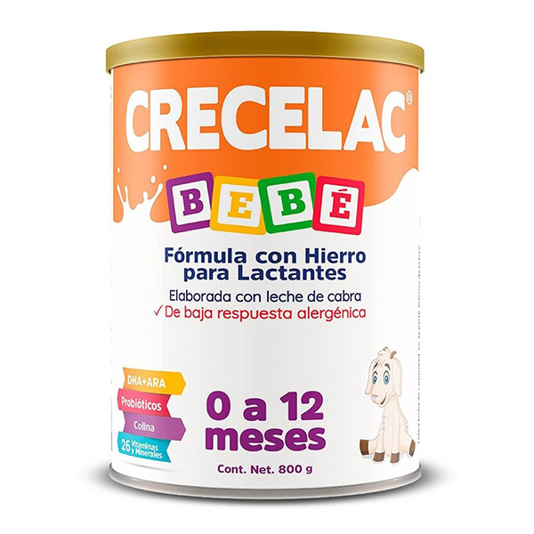 Fórmula Crecelac Bebé 0-12 Meses 800gr
