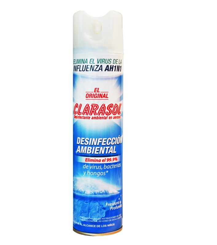 Clarasol desinfectante en aerosol 400ml desinfección ambiental frescura ...