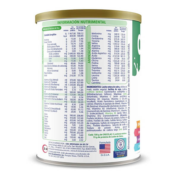 Fórmula Crecelac Firstep 1-3 Años 800gr