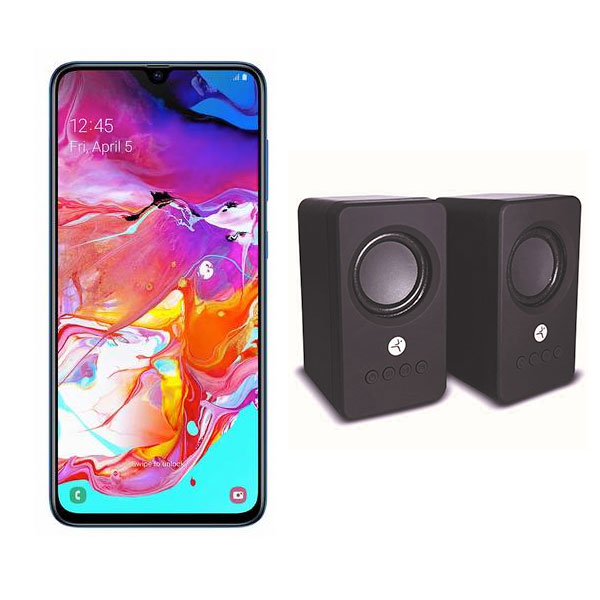 Celular SAMSUNG LTE SM-A705MN GALAXY A70 Color BLANCO Telcel