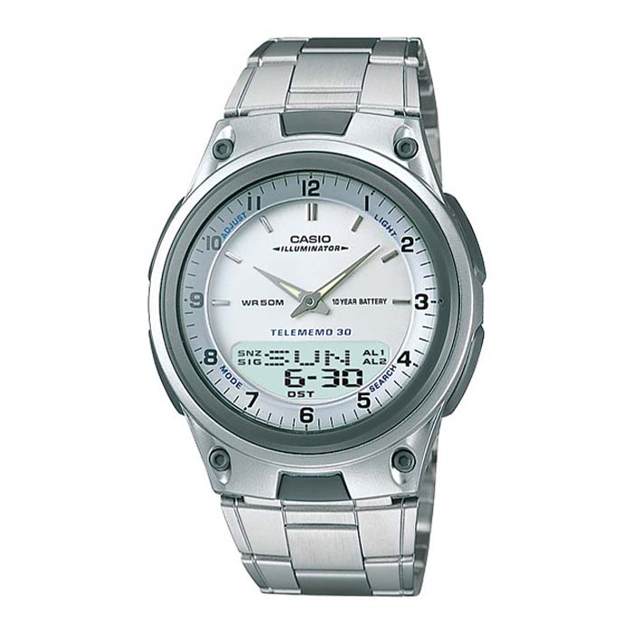 Reloj CASIO Hombre ANALOGO DIGITAL Plata