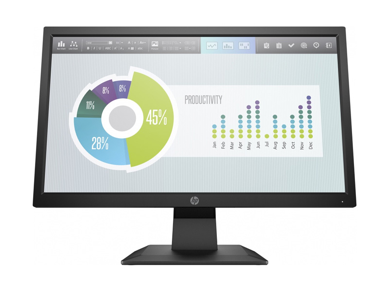 MONITOR HP LED P204V 19.5" VGA HDMI DP 5RD66AA#ABM