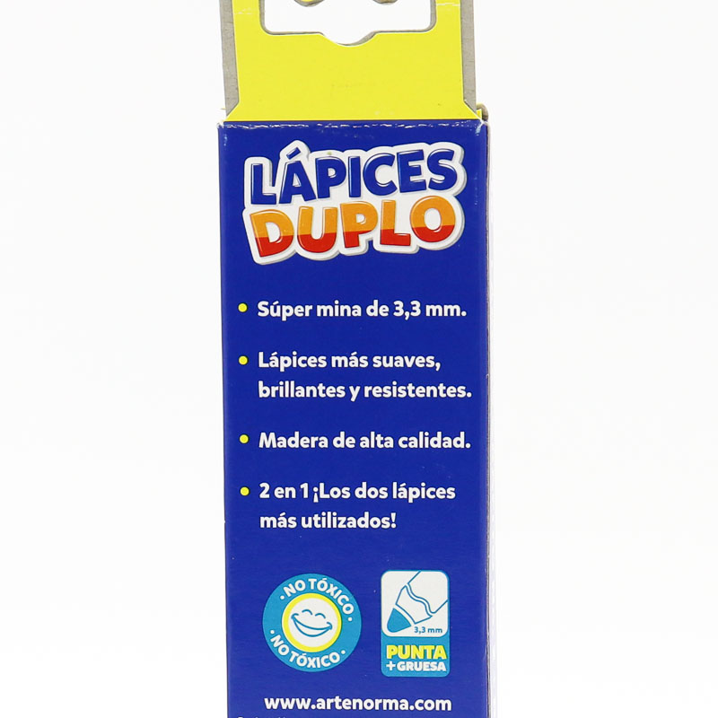 Lapices Norma Duo Grafito+rojo Caja 10 Piezas