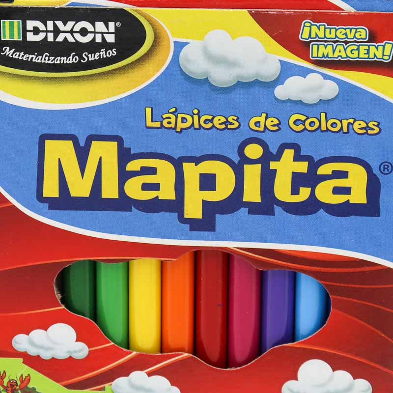Lapices De Colores Mapita Redondo 12 Pzas