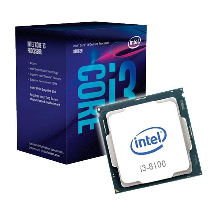Procesador Intel COre I3 8100 Socket 1151 6Mb