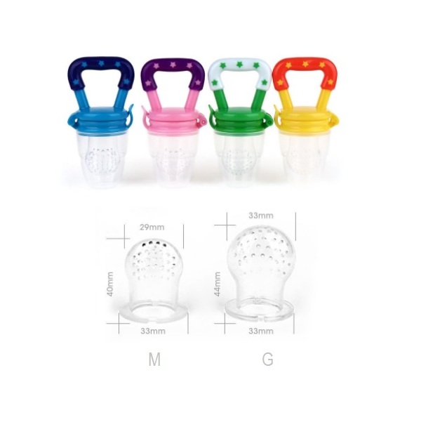 Chupón Bebes Fruta, Alimentos Papilla Con Su Seguro.