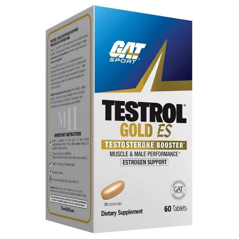Testrol Gold ESPotencdiador de testosterona 60tabs GAT Sport