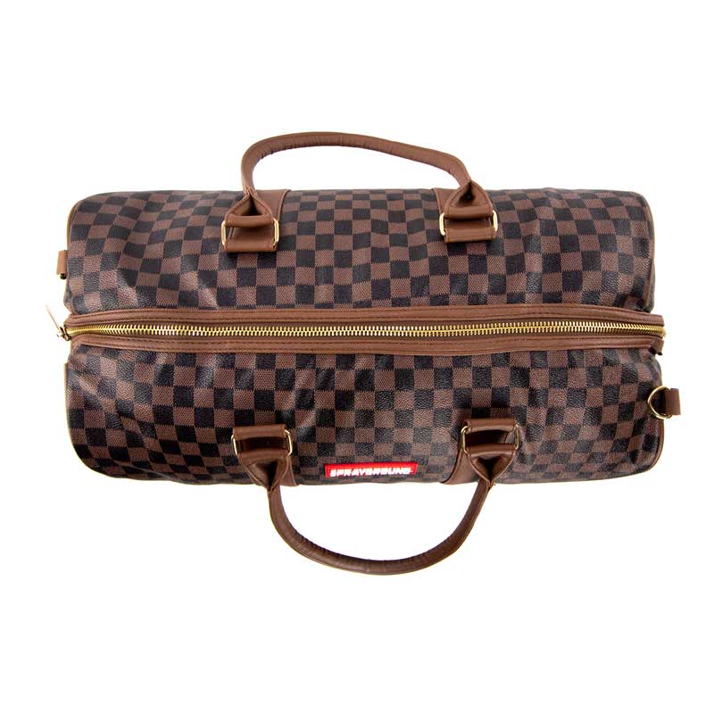 Duffle Bag Sprayground Brown Jaws in Paris