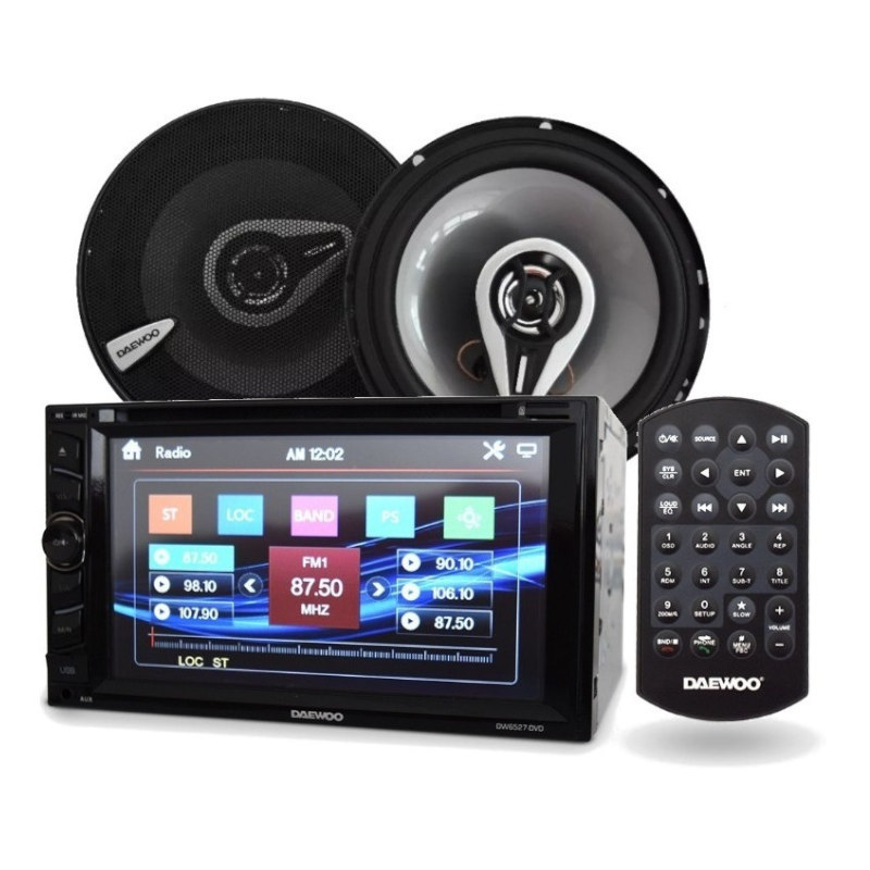 DAEWOO Kit Autoestéreo Pantalla Touch 6.2" Dvd C/bocinas 6.5 DW65DVD