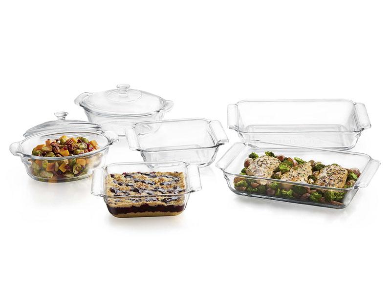 Juego de Refractarios de Cristal 8 pzas - PYROREY