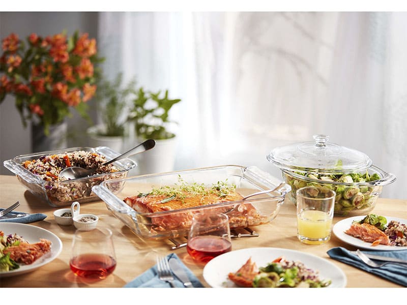 Juego de Refractarios de Cristal 8 pzas - PYROREY