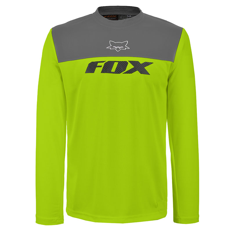 Playera Fox Manga Larga Con Logotipo Central Para Caballero