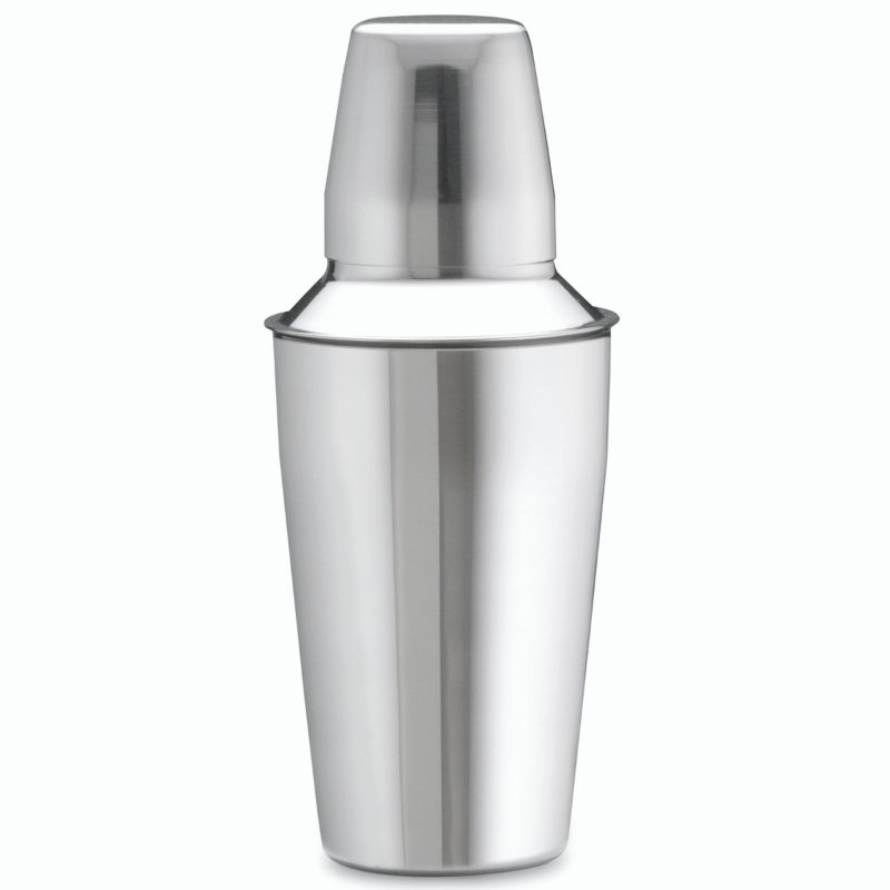 Shaker Coctelera De 3 Pzs. 16 Oz / 473 Ml Acero Inoxidable