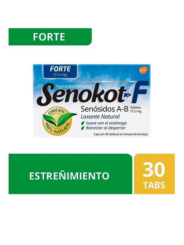 Senokot F -30 Tabletas