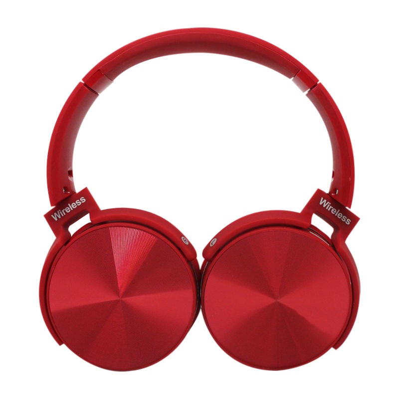 Audifonos Inalambricos Reflejantes De Diadema Color Rojo Con Radio ...