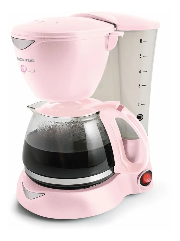 Paquete Rosa Taurus Cafetera, Licuadora, Plancha y Exprimidor 4 pzs END