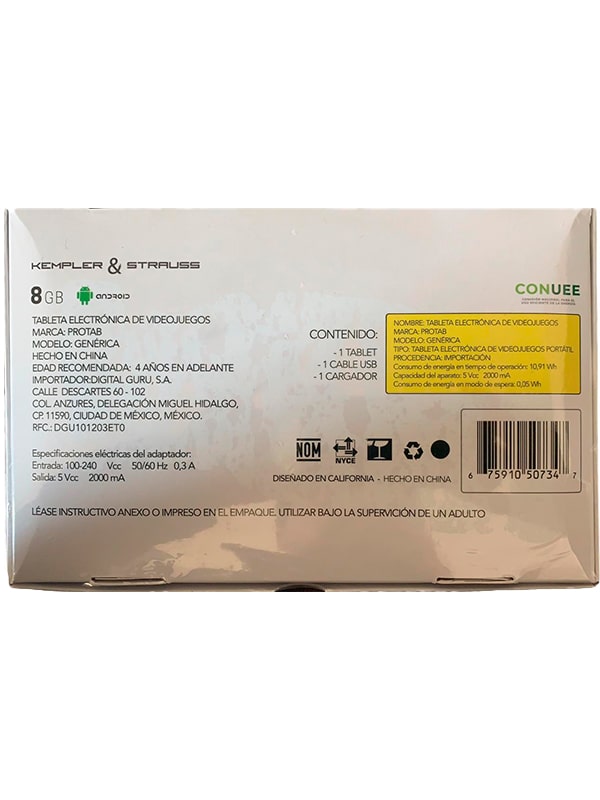 PLAYTAB Tablet Kempler & Strauss 7"