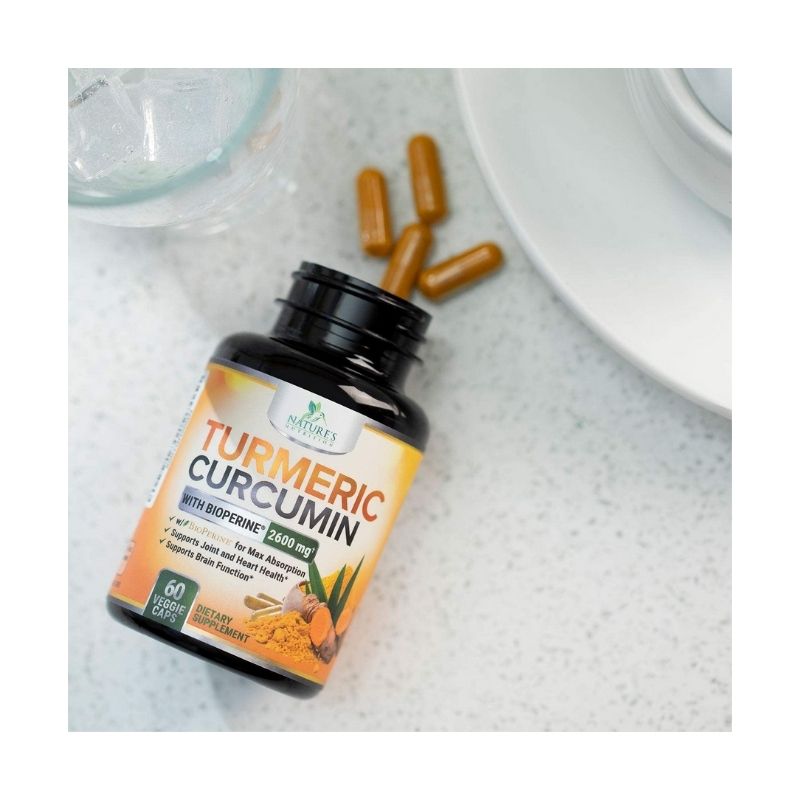 Curmina de Cúrcuma con Bioperina 2600mg 60caps Nature's Nutrition