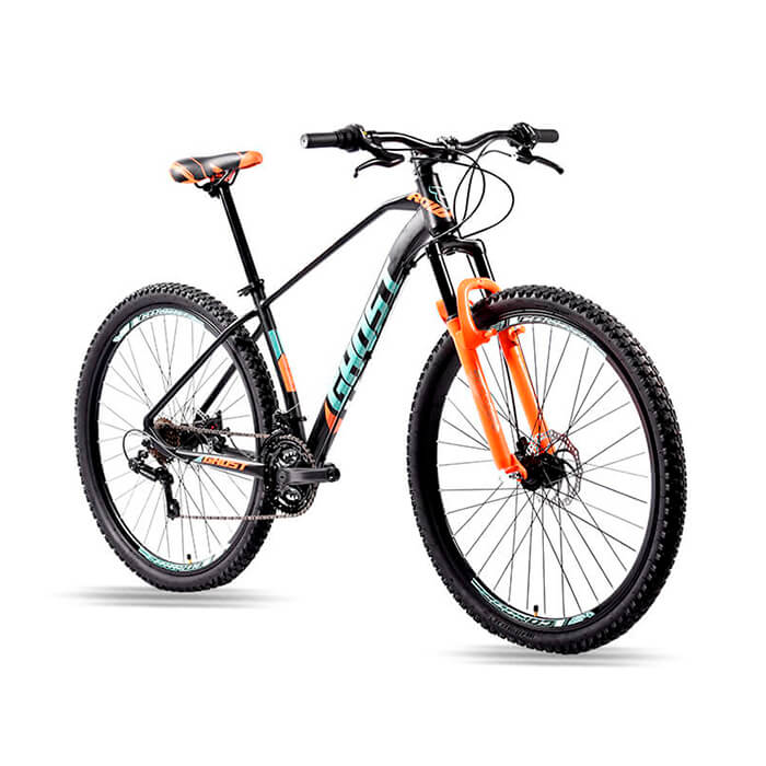 Bicicleta de Montaña Ghost Row R29 Negro-Naranja