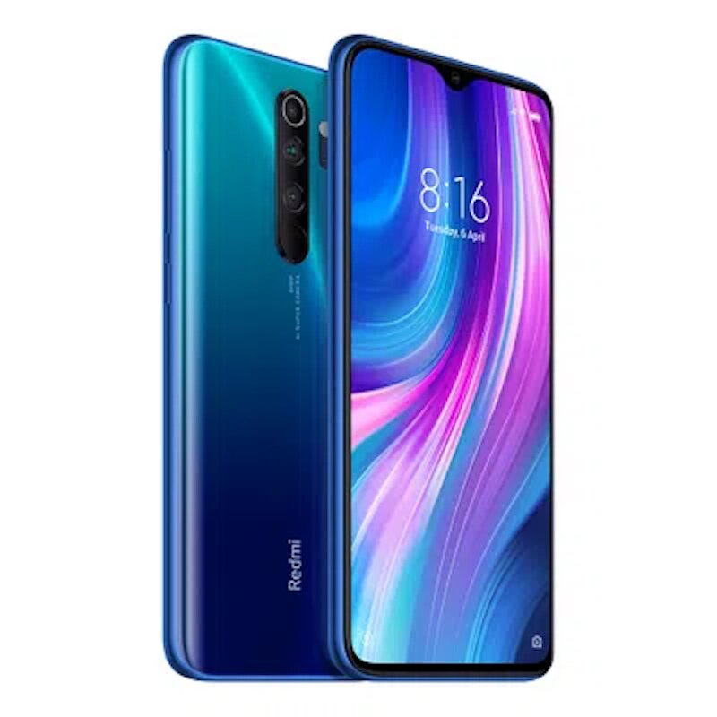 Smartphone Xiaomi Note 8 Pro Azul 6GB +128GB Desbloqueado Dual SIM