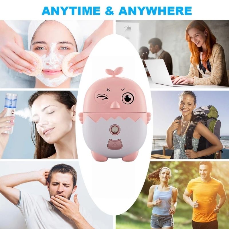 Mini Humidificador, Vaporizador Facial, LBP, Nano Difusor, Portátil ...