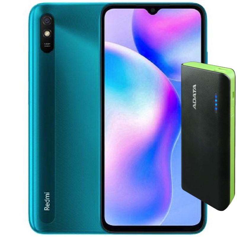 Xiaomi Redmi 9A 32gb Desbloqueado Verde + Power Bank 10,000mah