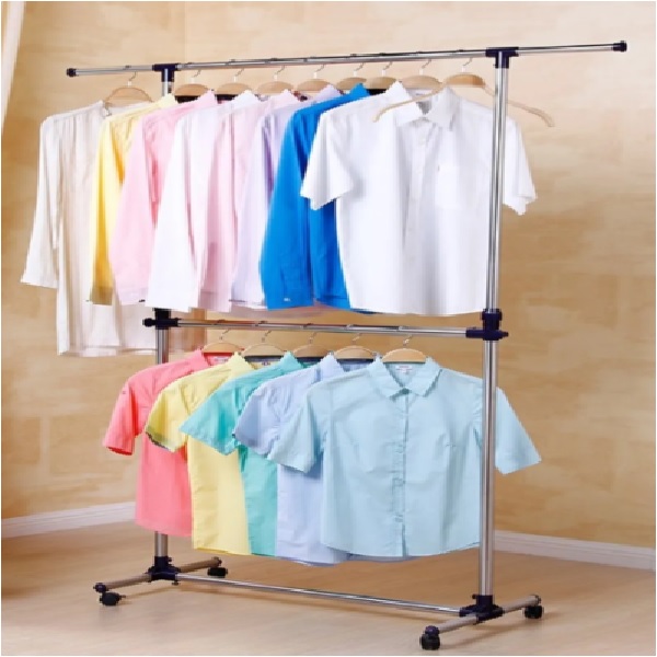 Rack Ropa Organizador Doble Para Pantalones, Blusas Estante.