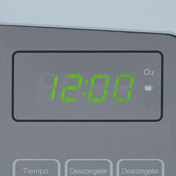 Horno de Microondas Midea 1.1 Pies Cubicos 31 Litros Silver Espejo