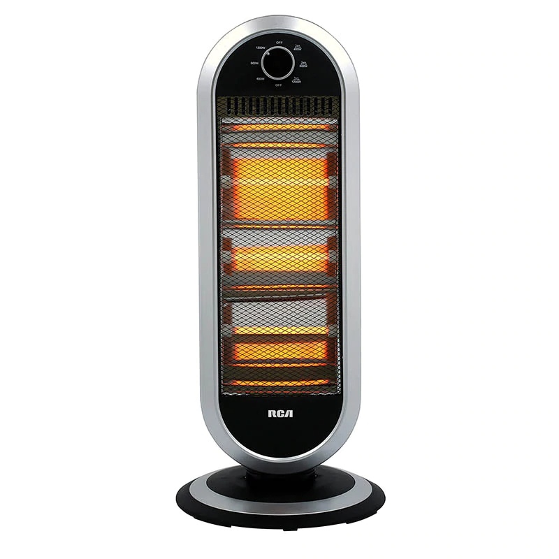 Calefactor Oscilatorio RCA RCH3 de Torre 3 Niveles Plata GV