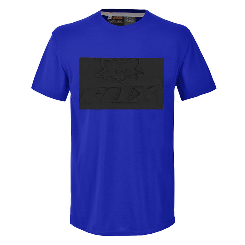 Playera cuello redondo Fox Brushstroke azul