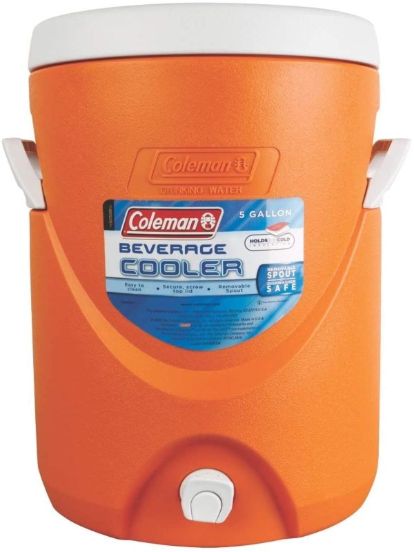 Termo Coleman 300735/33396 Poly-Lite Naranja/Azul 5 Galones ENC