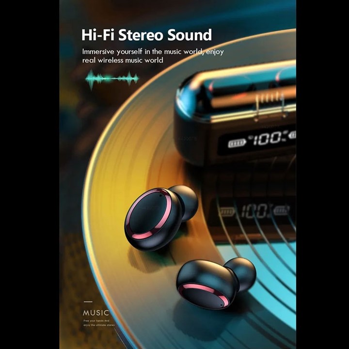 Audífonos Inalámbricos Bluetooth 5.0 F9 con Power bank
