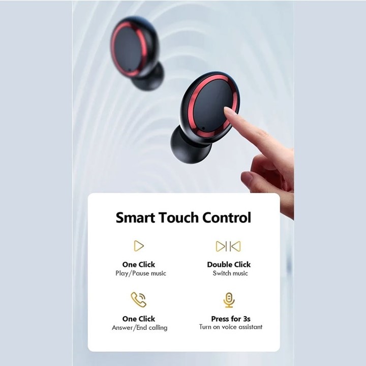 Audífonos Inalámbricos Bluetooth 5.0 F9 con Power bank