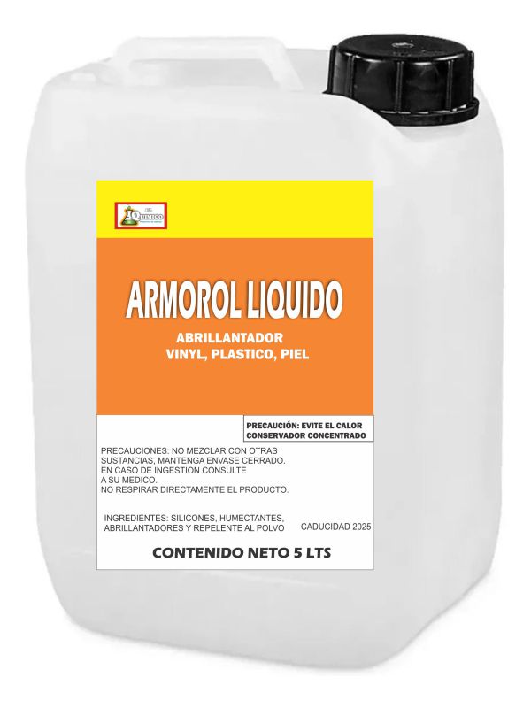 Armorol Liquido Abrillantador Vinyl SIN AROMA 5 Litros