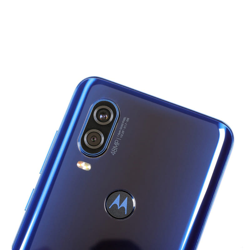 Celular Motorola One Vision 128 GB Azul zafiro 4 GB RAM + Microsd 32gb