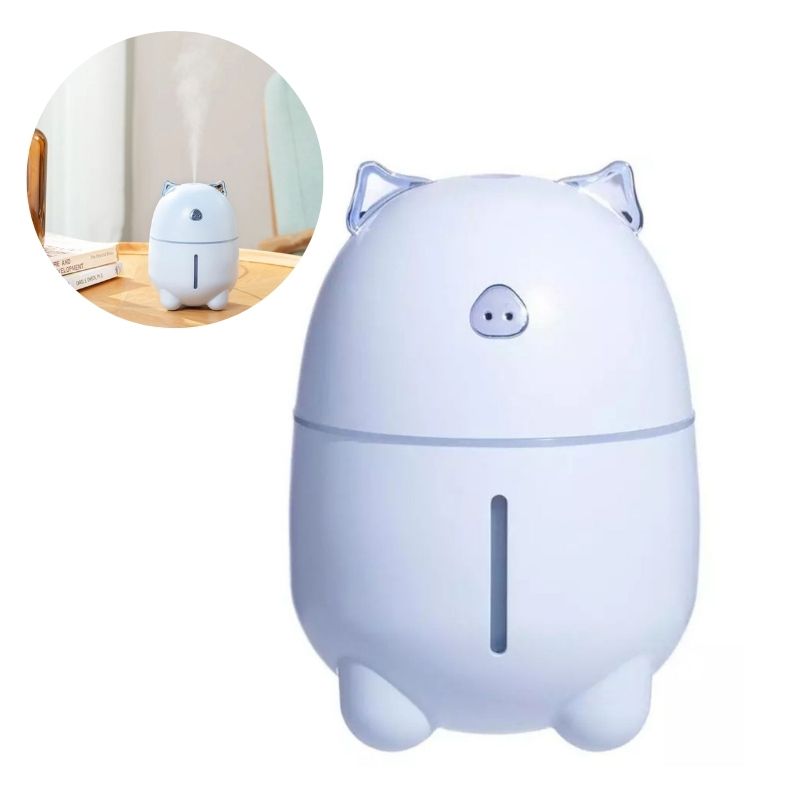 Humidificador Difusor Cerdito con luz LED, LBP, Aromatizante ...