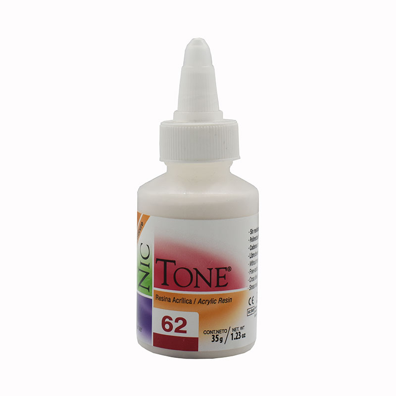 Polvo Acrilico Dental Autocurable Color Diente 62 35gr Nic Tone