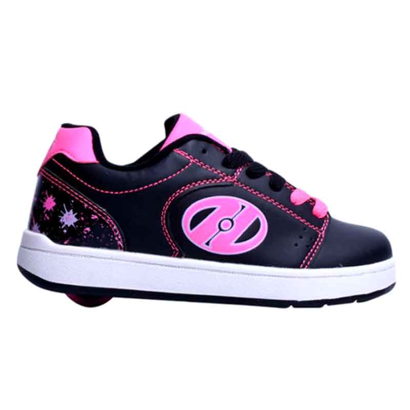 Tenis Patín Heelys Para Niña Color Negro Con Una Rueda