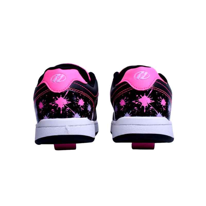 Tenis Patín Heelys Para Niña Color Negro Con Una Rueda