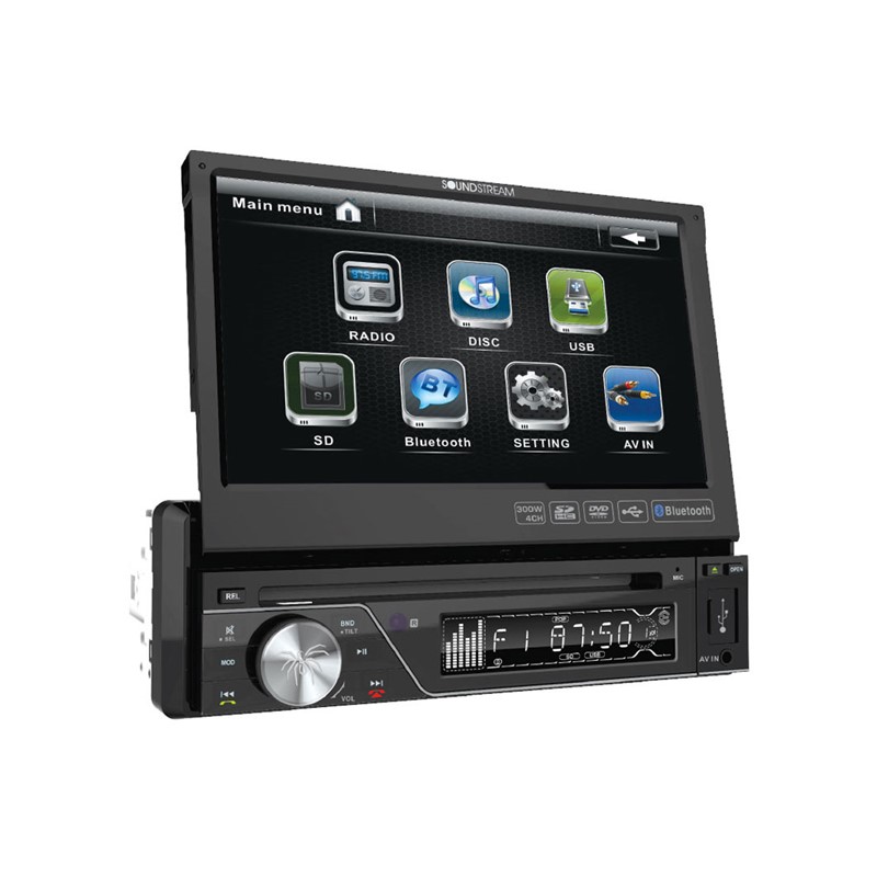 Autoestéreo Con Pantalla Táctil LCD 7 Soundstream VIR-7830B - Negro