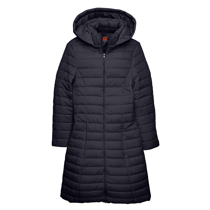 Chamarra Invierno, Acolchada Ligera con capucha Resistente al Agua y a