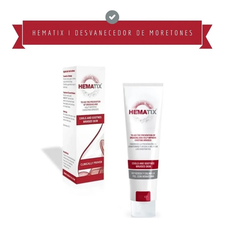 Hematix Gel 30g Desvanecedor De Moretones, Hematomas, Piel