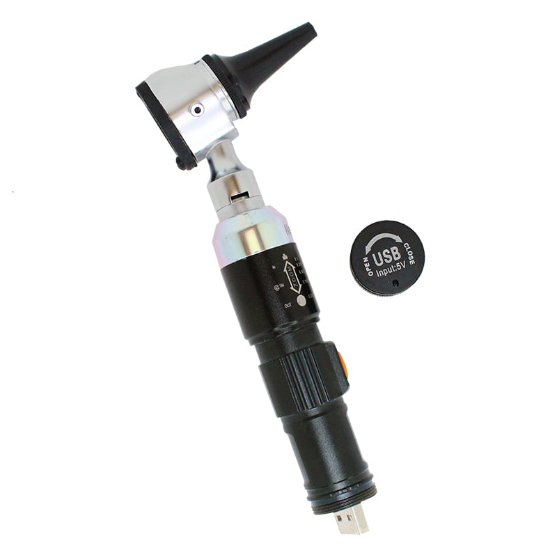 OTOSCOPIO USB RECARGABLE PROFESIONAL DE DIAGNOSTICO LED CALIDAD ALEMAN