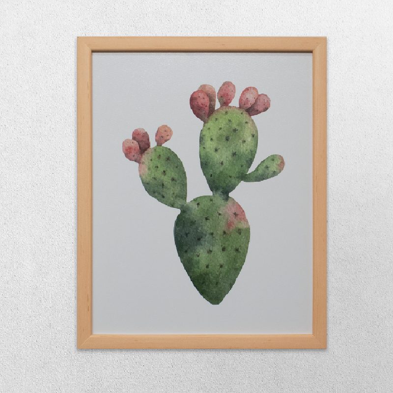 Hermoso Cuadro De Cactus 20x24 pulgadas