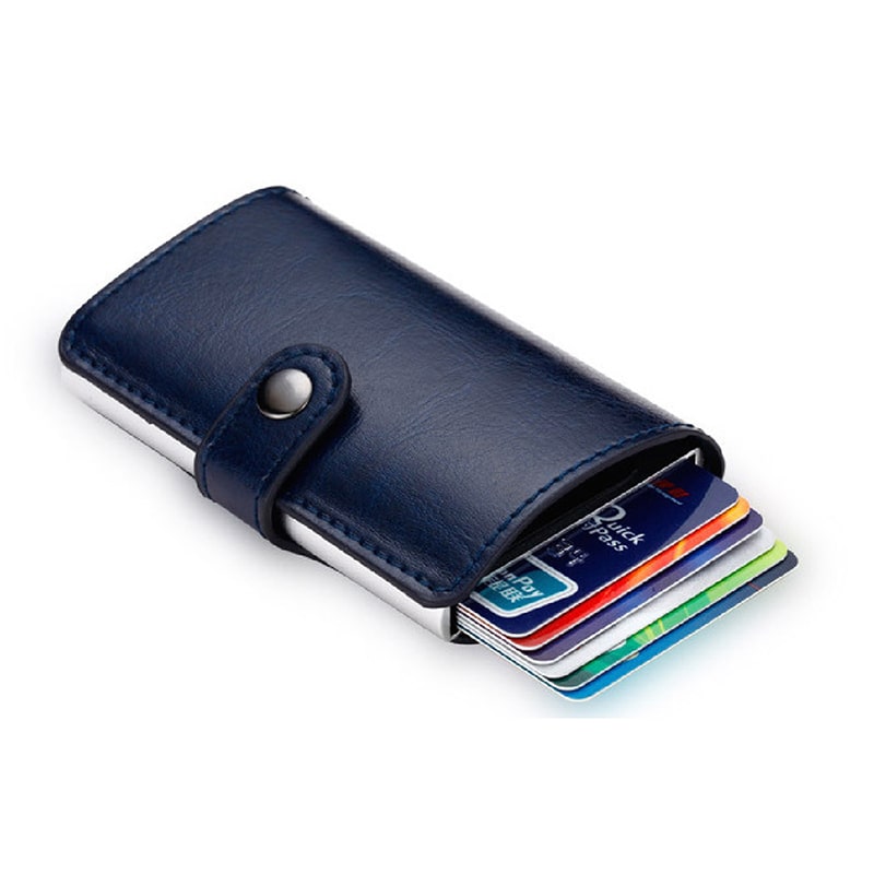 Cartera Tarjetero Elegante Con Porta Billetes Para Caballero