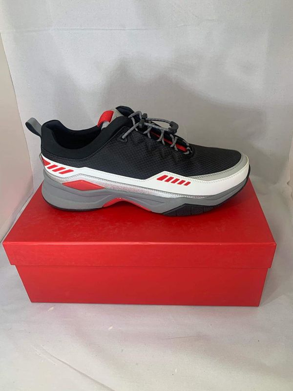 Tenis Para Hombre Marca Hugo Boss Negro/Rojo Original Importado (1)