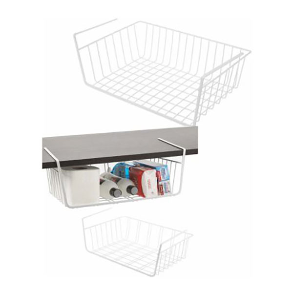 Aleissi Organizador Cajon Cesta Canasta Colgante Alacena Closet (Blanco)