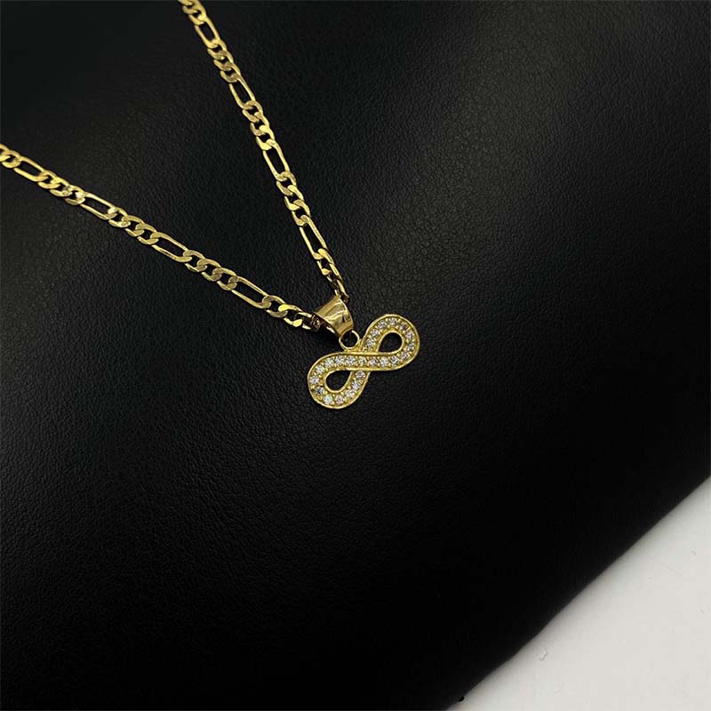 Dije Infinito VAROURO Oro 10k + Cadena De Regalo