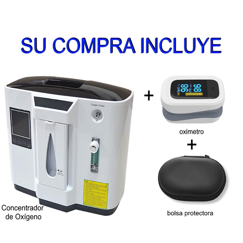 Concentrador De Oxígeno aleman 7 Litros Silencioso y con control remo